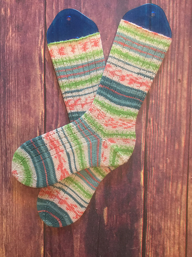Ravelry: Line Drawing Socks pattern by The Chilly Dog