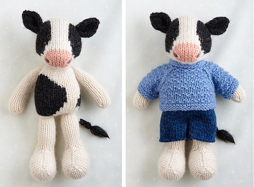 Ravelry: Bull in a sweater and shorts pattern by Julie Williams