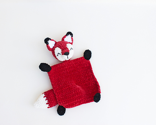 Ravelry: Fox crochet lovey pattern by bunnymoonHU