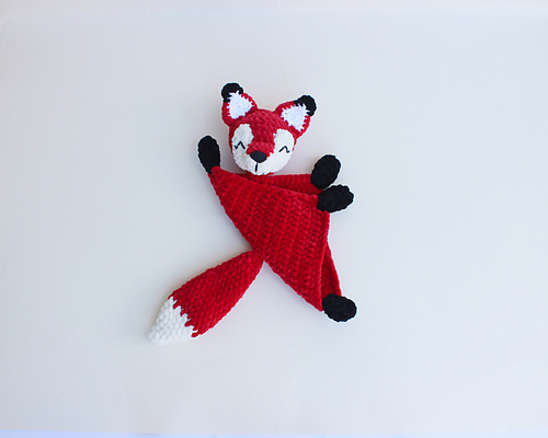 Ravelry: Fox crochet lovey pattern by bunnymoonHU