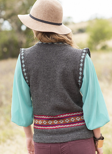 Ravelry: Ghost Ranch Vest pattern by Anne Podlesak