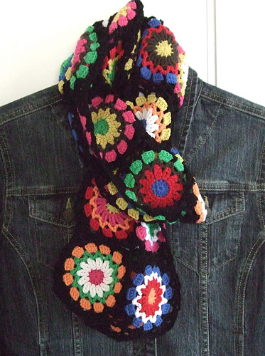 Ravelry: Retro Style Boho Scarf pattern by Aletta Boleyn