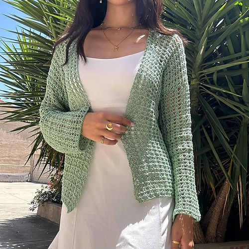 Ravelry: The Oasis Cardigan pattern by Stellar Threads by Madison