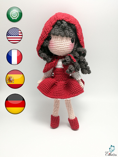 Ravelry: Little red riding hood pattern by Erika Du