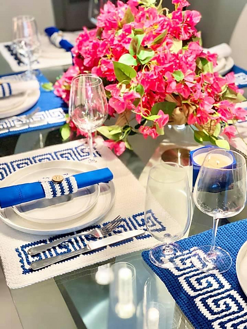 Ravelry: Santorini table set pattern by Adriana R Baiocco