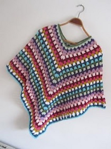 Ravelry: Grandma Poncho pattern by Charlotte Gundersen