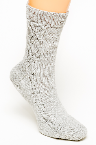 Ravelry: Double Cross Side Cable Sock pattern by Jean Murdoch