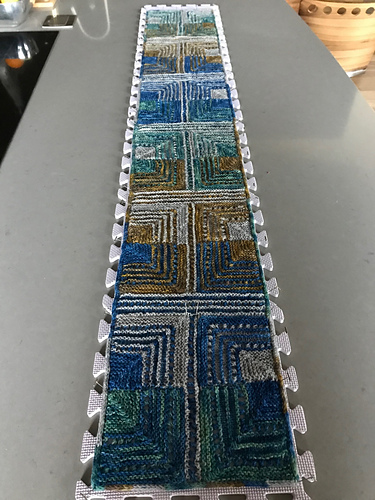 Ravelry: Shenandoah Mitered Square Scarf pattern by Brigitte Elliott