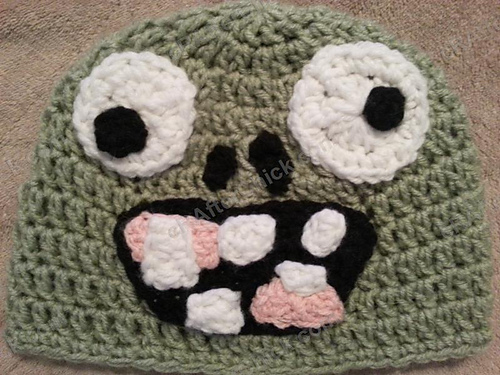 Ravelry: Plants vs. Zombies Zombie Beanie pattern by Niki Wyre