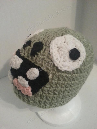 Ravelry: Plants vs. Zombies Zombie Beanie pattern by Niki Wyre
