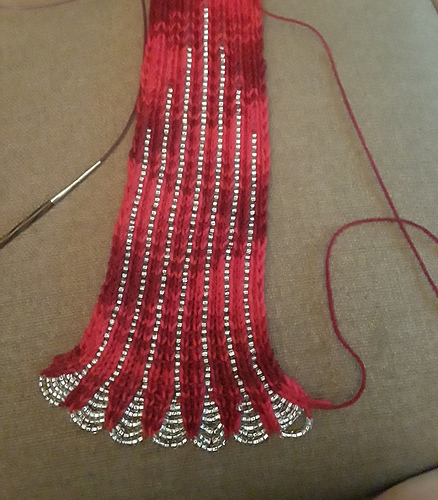 Ravelry: Art Deco Beaded Scarf pattern by Diane L. Augustin