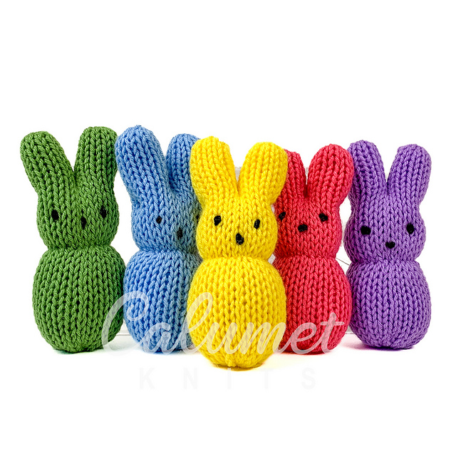Ravelry: Easter Marshmallow Bunny on Addi Express pattern by Mary Moilanen