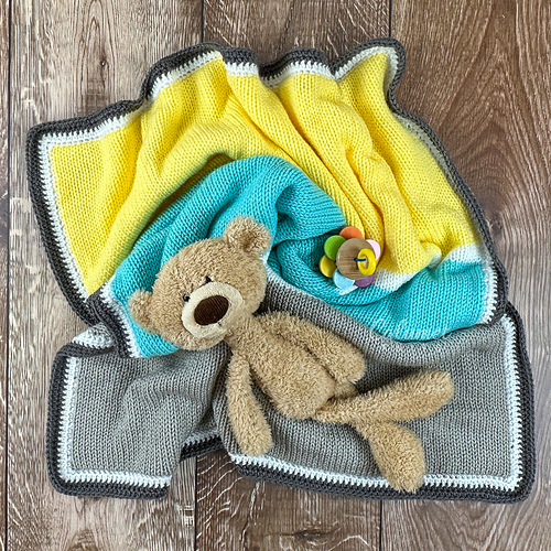 Ravelry: Easy Peasy Baby Blanket on Addi Express pattern by Mary Moilanen