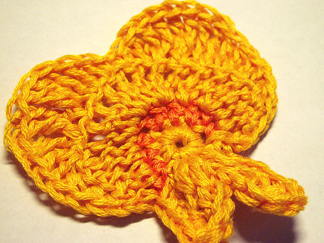 Ravelry: Yellow Pea Flower pattern by Camelia Shanahan