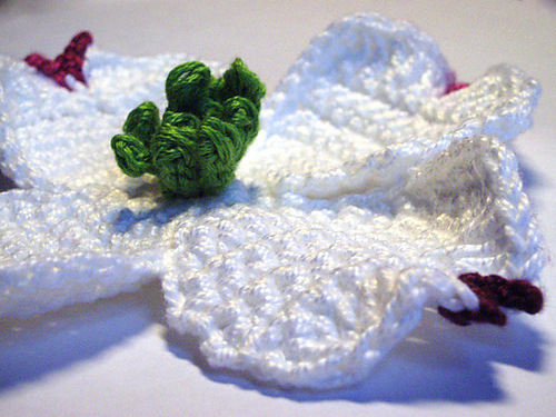 Ravelry: White Dogwood Flower pattern by Camelia Shanahan