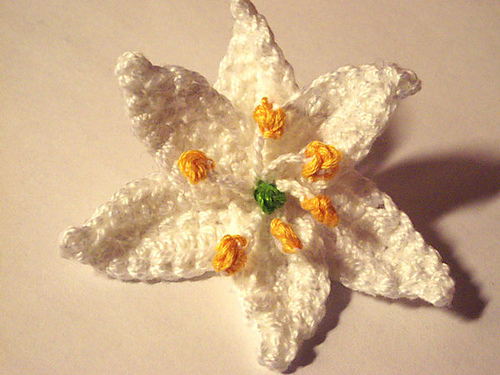 Ravelry: Kerry Lily Flower pattern by Camelia Shanahan