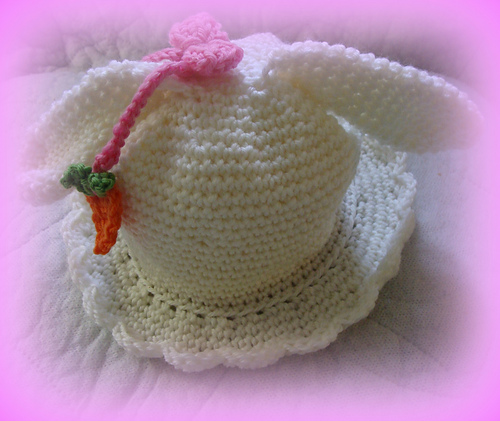 Ravelry: 738 Beatrice The Bunny Hat pattern by Sandy Powers