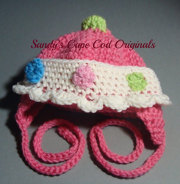 Ravelry: 401 polka dot hat pattern by Sandy Powers