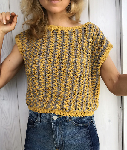 Ravelry: Philomena Tee, Dress pattern by Elina Vaananen