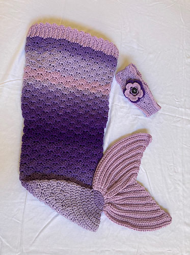 Ravelry: Mermaid Lapaghan Cocoon blanket pattern pattern by Pamela ...