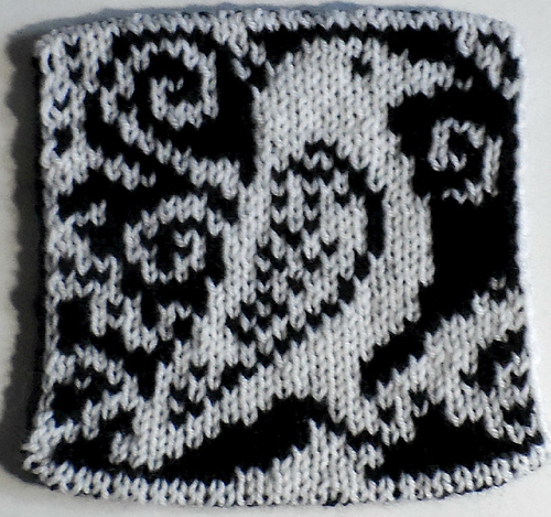 Ravelry: Spirit Raven Knitting Charts pattern by Melanie Nordberg