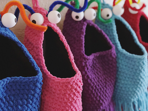Does anyone remember Yip Yips from Sesame Street? I thought they would make terrific stockings ...