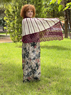 Ravelry: Chal AbanicoCrochet pattern by Carolina Costa Diaz
