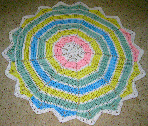 Ravelry: Nonagon Baby Blanket pattern by Donna Mason-Svara