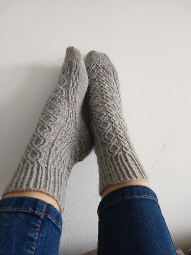 Ravelry: Compulsory Figures Socks pattern by Nicole Simmons