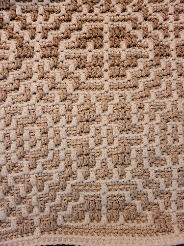 Ravelry: Stained Glass Throw (Mosaic Overlay) pattern by Carol Webster