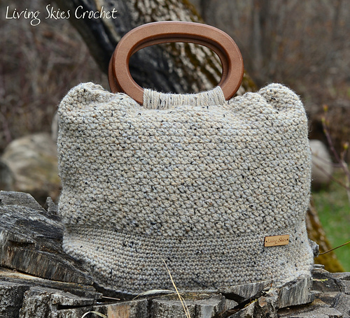 Ravelry: Muriel Bag pattern by Living Skies Fibre Studio