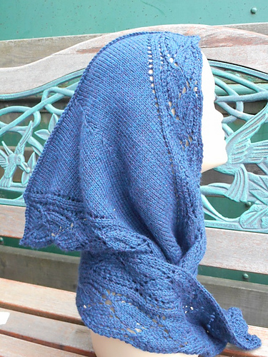 Ravelry: Lacy Hooded Scarf pattern by Carolyn Doe