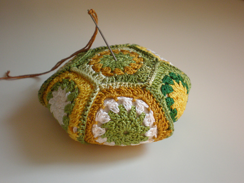 Ravelry: Hexagon Pincushion pattern by Leanda Xavian