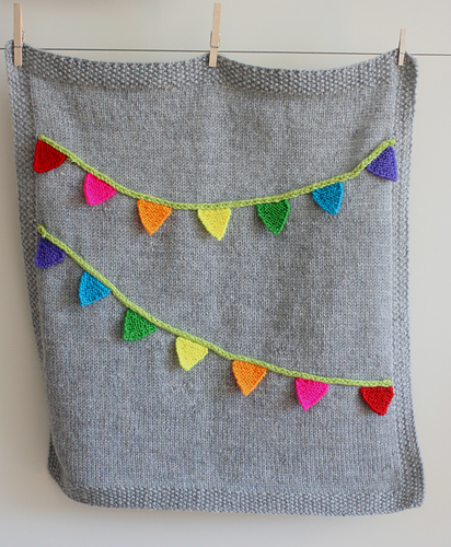 Ravelry: Bunting Baby Blanket (BBB) pattern by Casapinka