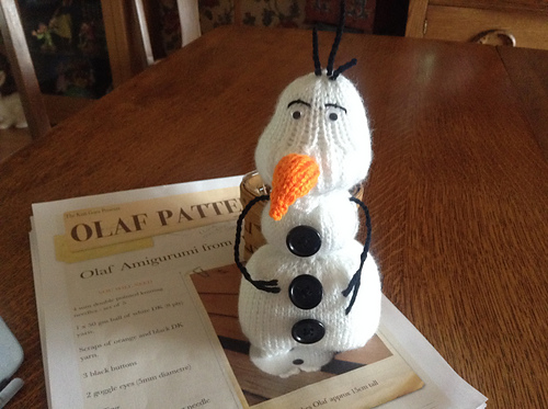 Ravelry: Olaf from "Frozen" pattern by The Knit Guru