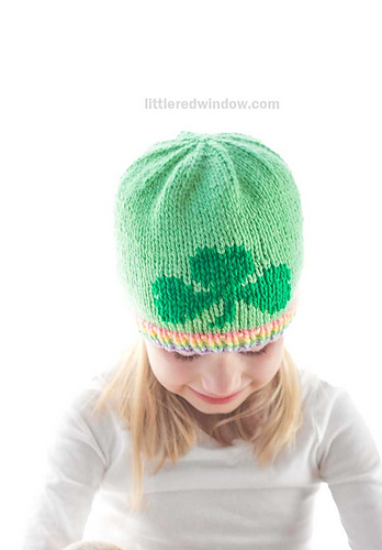 Ravelry: Sweet Shamrock Hat pattern by Cassandra May