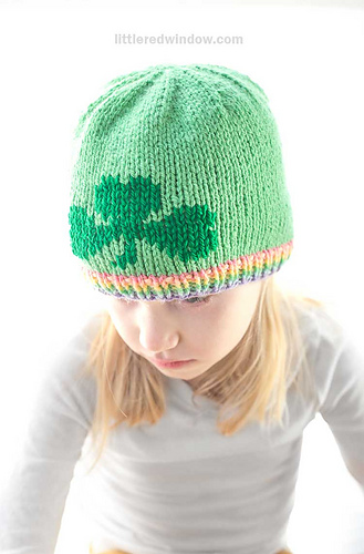 Ravelry: Sweet Shamrock Hat pattern by Cassandra May