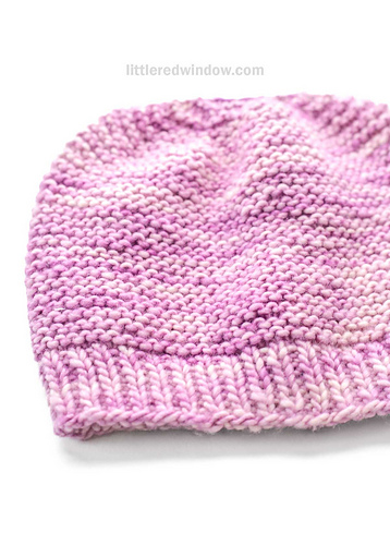Ravelry: Basic Garter Stitch Hat pattern by Cassandra May