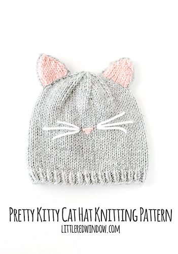 Ravelry: Pretty Kitty Cat Hat pattern by Cassandra May
