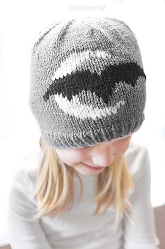 Ravelry: Spooky Moon & Bat Hat pattern by Cassandra May