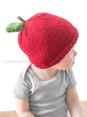Ravelry: Adorable Apple Hat pattern by Cassandra May