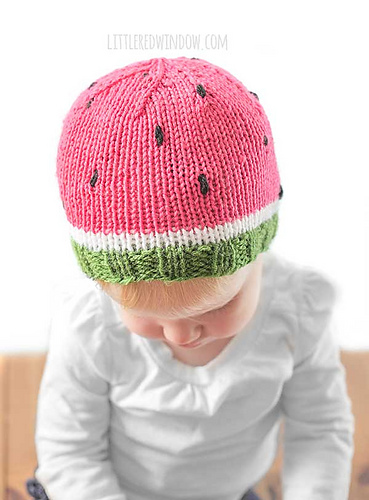 Ravelry: Sweet Watermelon Hat pattern by Cassandra May