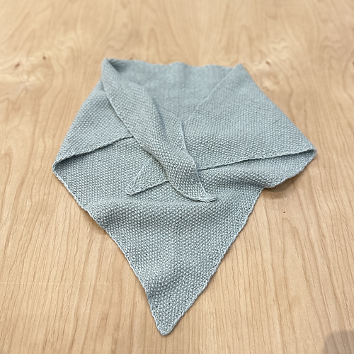 Ravelry: Easiest Triangle - Seed Stitch Version pattern by Cast Away ...