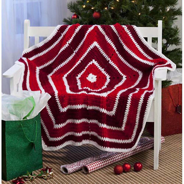 Ravelry: Festive Star Throw pattern by Premier Yarns Design Team
