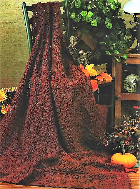 Ravelry: Falling Leaves Afghan pattern by Katherine Eng