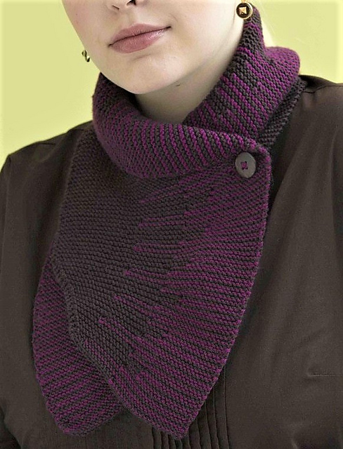 Ravelry: Short Row Scarf #80901AD pattern by Lion Brand Yarn