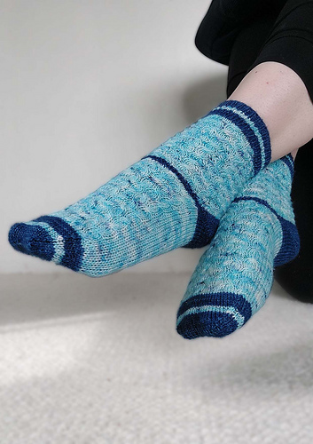 Ravelry: Poolside Socks pattern by Cat Ware