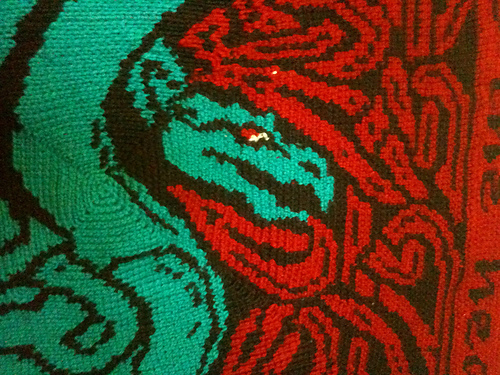 Ravelry: Celtic Knot Dragon Chart pattern by Meghan Bomberger