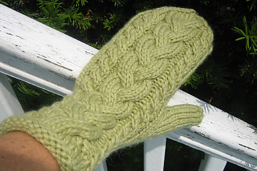 Ravelry: Braided Mittens pattern by Cathy Campbell