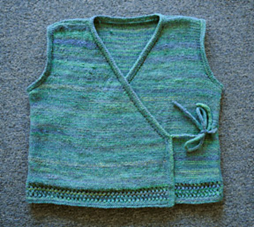 Ravelry: Crossover Vest pattern by Crystal Palace Yarns